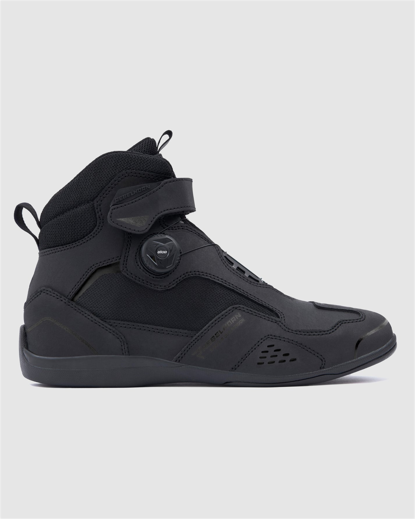 Spark II Motorcycle Boots Black | Rebelhorn Official