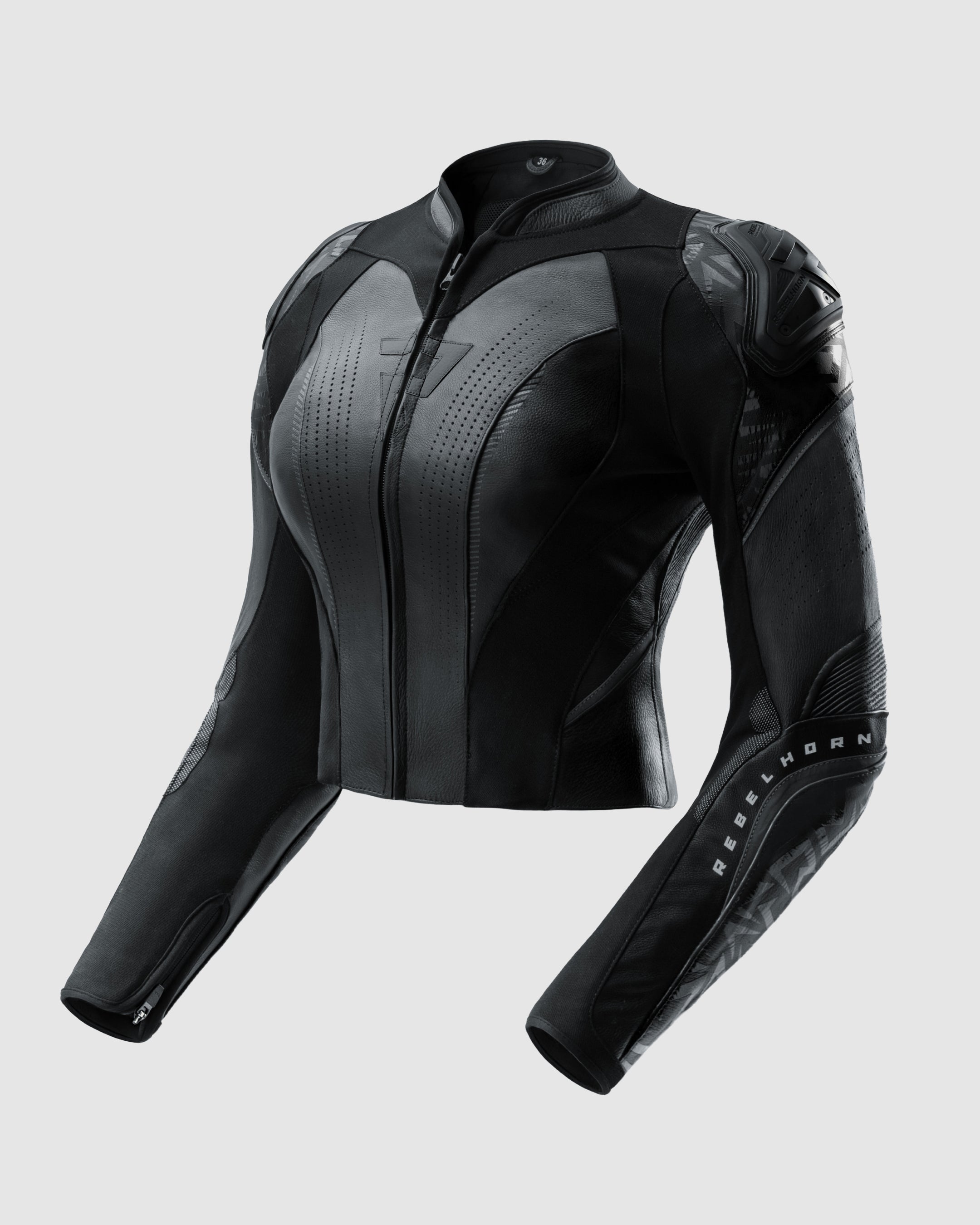 Diva RS Women’s Motorcycle Jacket Black | Rebelhorn Official