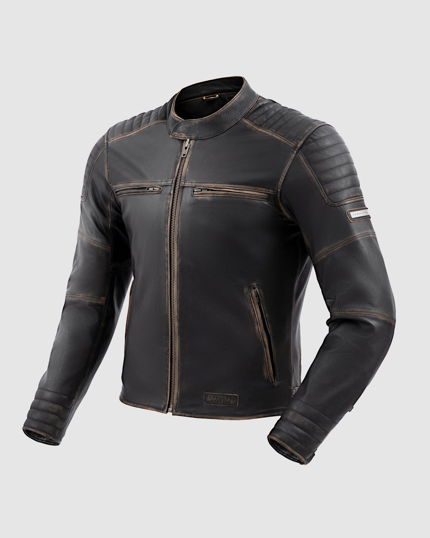 Hunter II Leather Jacket Vintage Brown – Rebelhorn Official