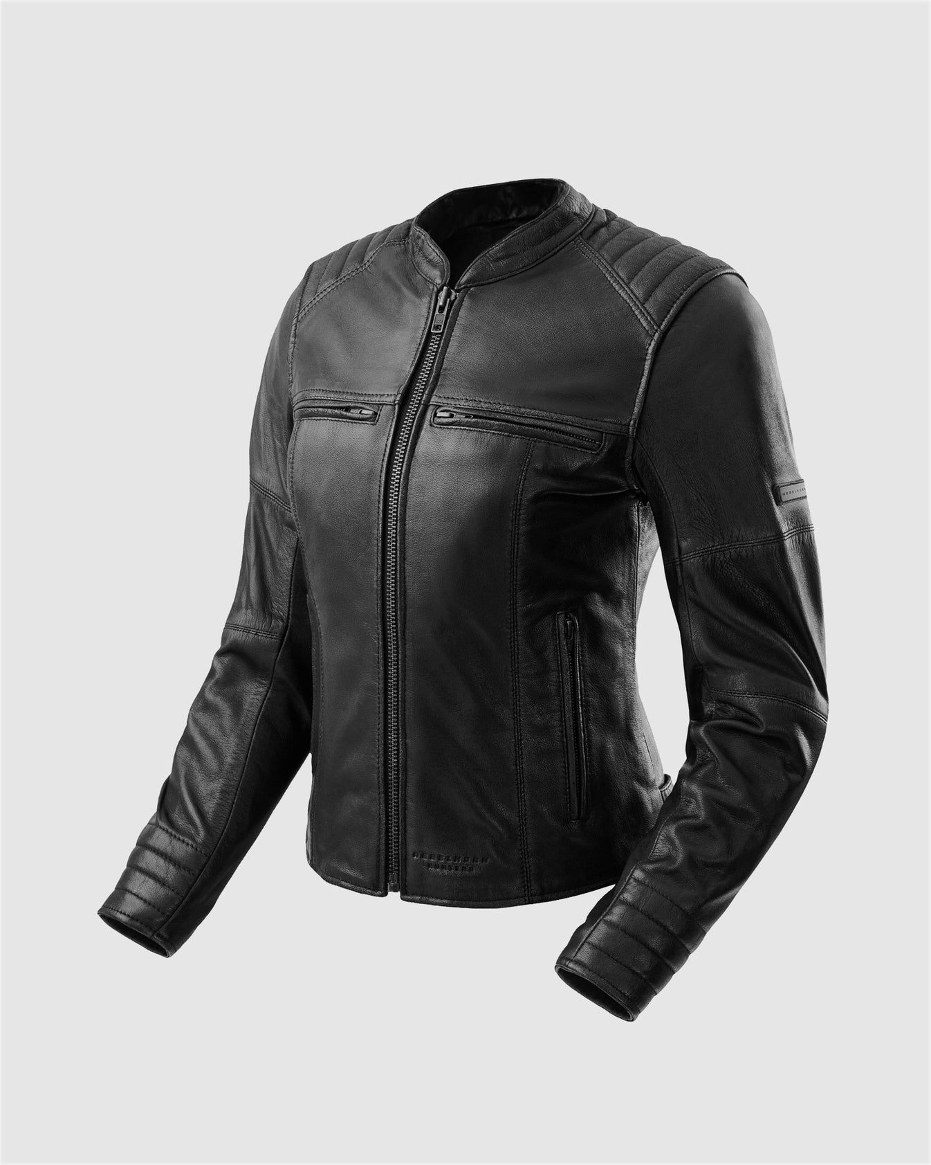 Hunter II Women's Leather Jacket Black | Rebelhorn Official