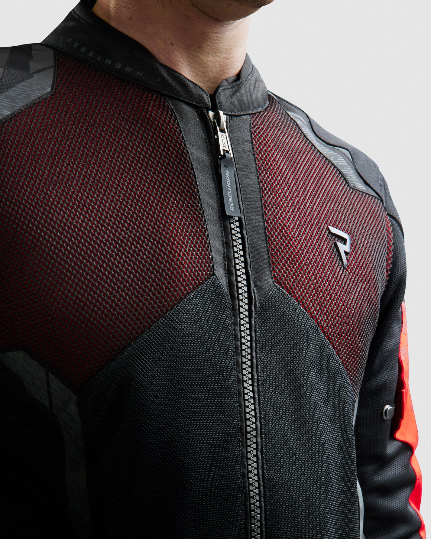 Jax Motorcycle Jacket Red – Rebelhorn Official